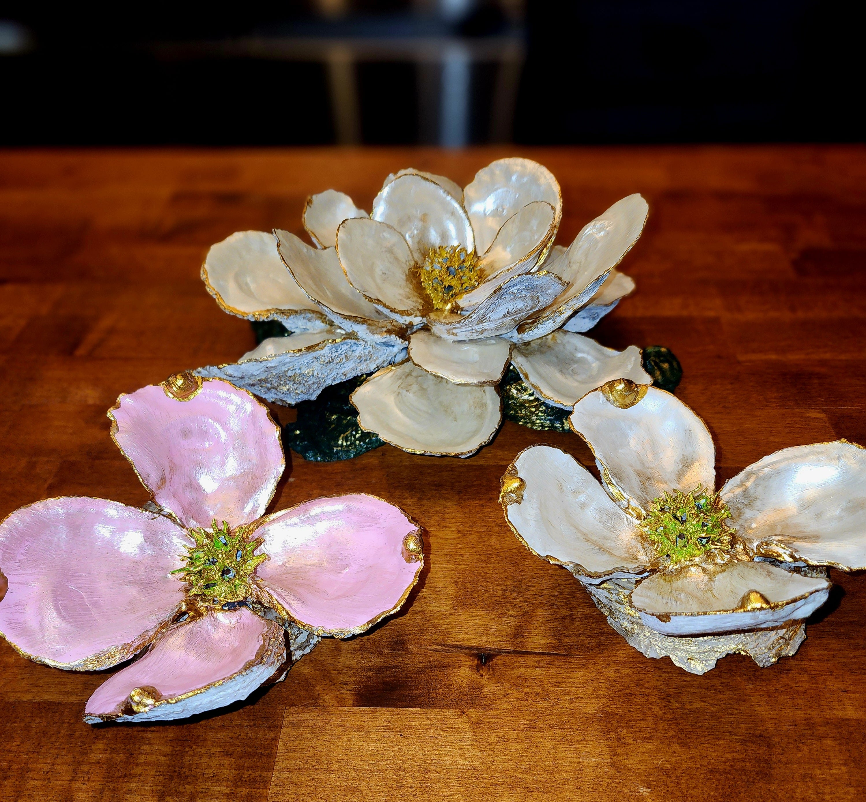 Oyster Shell Flowers – Charlie's Oyster Bar